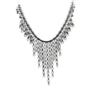 TG-JEWELLERY BY TAMARA GERVASIO Sterling 925 Handcrafted Drop Chain Necklace