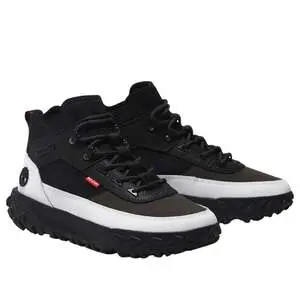 Timberland Motion 6 Waterproof Mid Boot - Black/white