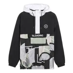 LI-NING Way Of Wade Dloading Graphic Half Zip Windbreaker