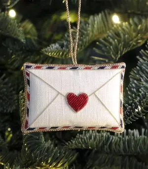 KATIE LARMOUR Beaded Letter Tree Decoration