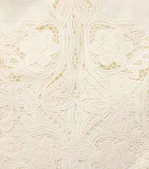 Ulla Johnson Embroidered Linen Midi Dress - Ivory