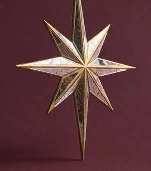 SHISHI Mirror Star Tree Decoration