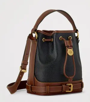 Mulberry Small Leather-trim Bucket Bag