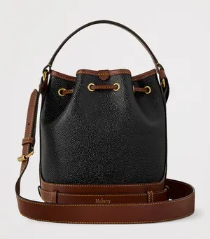 Mulberry Small Leather-trim Bucket Bag