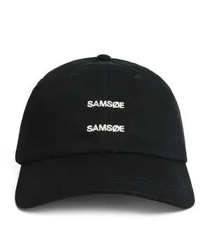 SAMSØE SAMSØE Organic Cotton Saadie Cap - Black