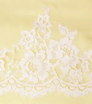 Rosamosario Silk Georgette Lace La Papessa Robe