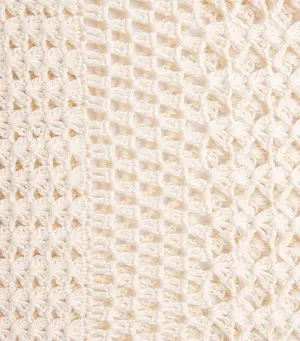 Escvdo Crochet Reflejo Maxi Dress