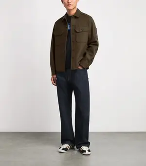 C.P. COMPANY Virgin Wool-blend Lens Overshirt