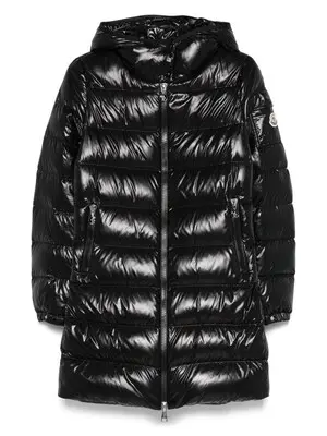 Moncler Courcelles Long Down Jacket - Black