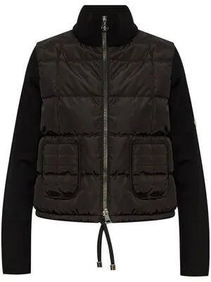 Moncler Wool And Nylon Padded Cardigan