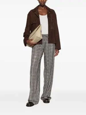 Ermanno Scervino Checked Trousers