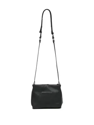 MAISON MARGIELA Folded Leather Crossbody Bag - Black