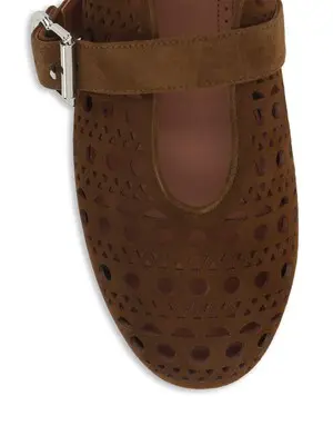 Alaïa Vienne Leather Ballet Flats