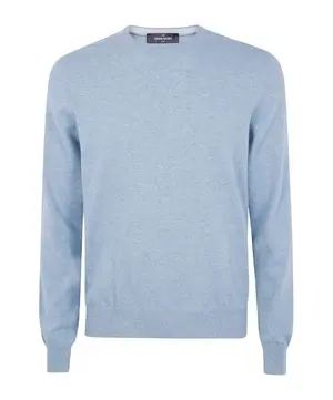 GRAN SASSO Long Sleeve Crewneck Jumper - Blue