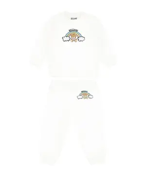 Moschino Print Tracksuit - White