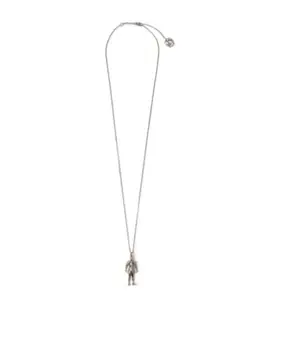 Burberry Knight Charm Necklace - Silver