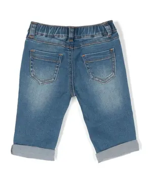 Moschino Patch Detail Straight Leg Jeans