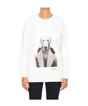 Max Mara Graphic Print Long Sleeve Sweatshirt