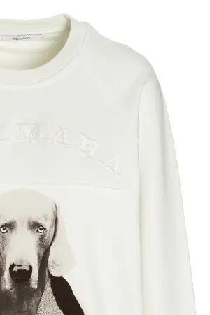 Max Mara Graphic Print Long Sleeve Sweatshirt