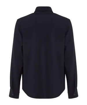 Aspesi Flannel Curved Hem Shirt Jacket