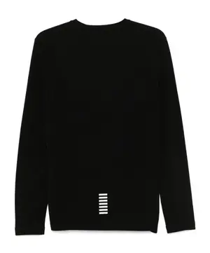 EA7 Logo-printed Long-sleeved T-shirt