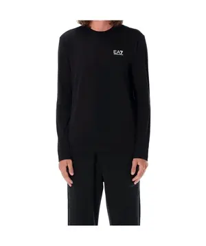 EA7 Logo-printed Long-sleeved T-shirt