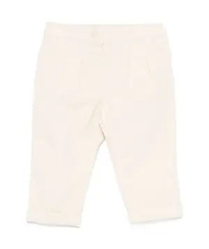 Moschino Corduroy Trousers With Logo Detail