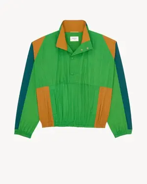 Saint Laurent Button High-neck Jacket