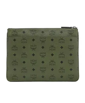 Mcm Visetos Original Crossbody Pouch