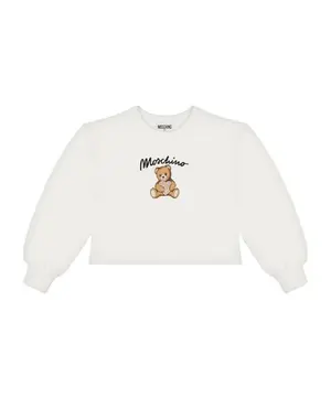 Moschino Teddy Bear Print Sweatshirt - White