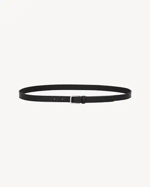 Saint Laurent Minimalist Smooth Leather Belt