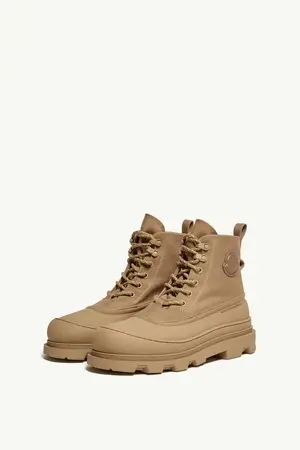 Moncler Vera Sheal Lace-up Boots