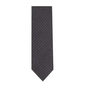 LARDINI Jacquard Pointed Tip Tie