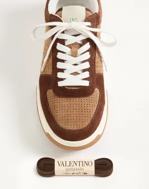 Valentino Garavani Split Leather Sneakers