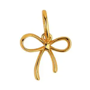 ZYNNIA COLLECTIVE Bow Charm - Gold