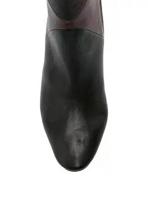 KUDETA Patchwork Leather Ankle Boots