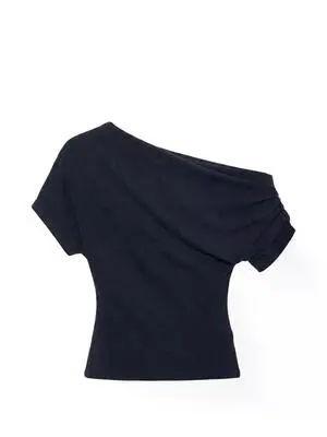 REFORMATION Iris Off-shoulder Top - Blue