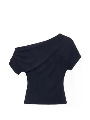 REFORMATION Iris Off-shoulder Top - Blue