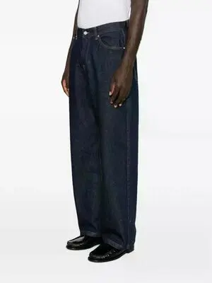 ARTE ANTWERP Logo-embroidered Belt-loop Jeans