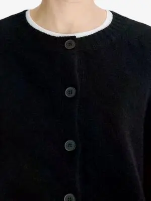 Loulou De Saison Ribbed-knit Crew-neck Cardigan