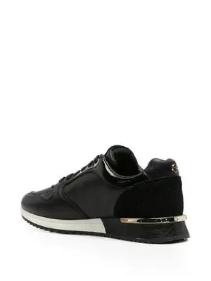 MEXX Fleur Snakeskin-effect Panelled Lace-up Sneakers