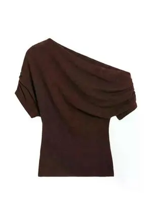 REFORMATION Iris Off-shoulder Knitted Top