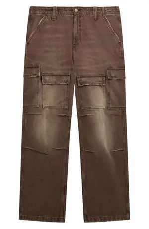 GUESS ORIGINALS Straight Leg Cargo Jeans