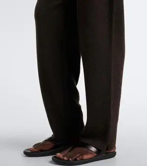 THE ROW Parvi Cashmere Wide-leg Pants