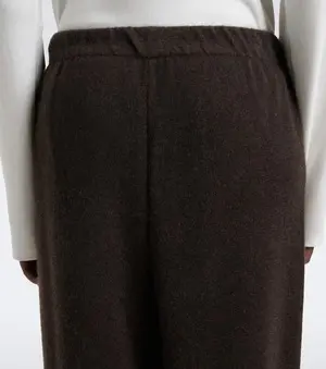 THE ROW Parvi Cashmere Wide-leg Pants