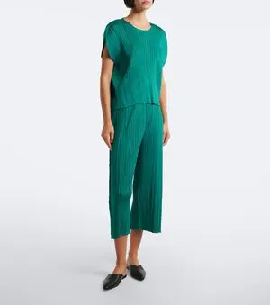 Issey Miyake Monthly Colors: July Pleated Top - Green