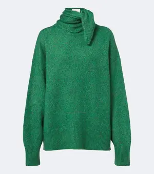 Arch4 Pavilion Cashmere And Silk Sweater - Green
