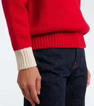 Polo Ralph Lauren Big Pony Intarsia Wool Polo Sweater
