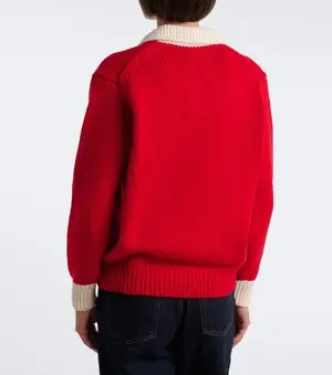 Polo Ralph Lauren Big Pony Intarsia Wool Polo Sweater