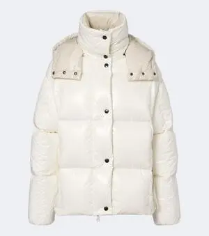 Moncler Parana Hooded Padded-down Jacket - White